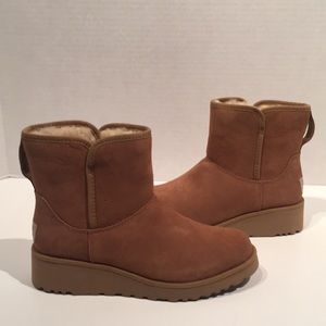 UGG | Shoes | Ugg Kara Chestnut Mini Suede Boots | Poshmark